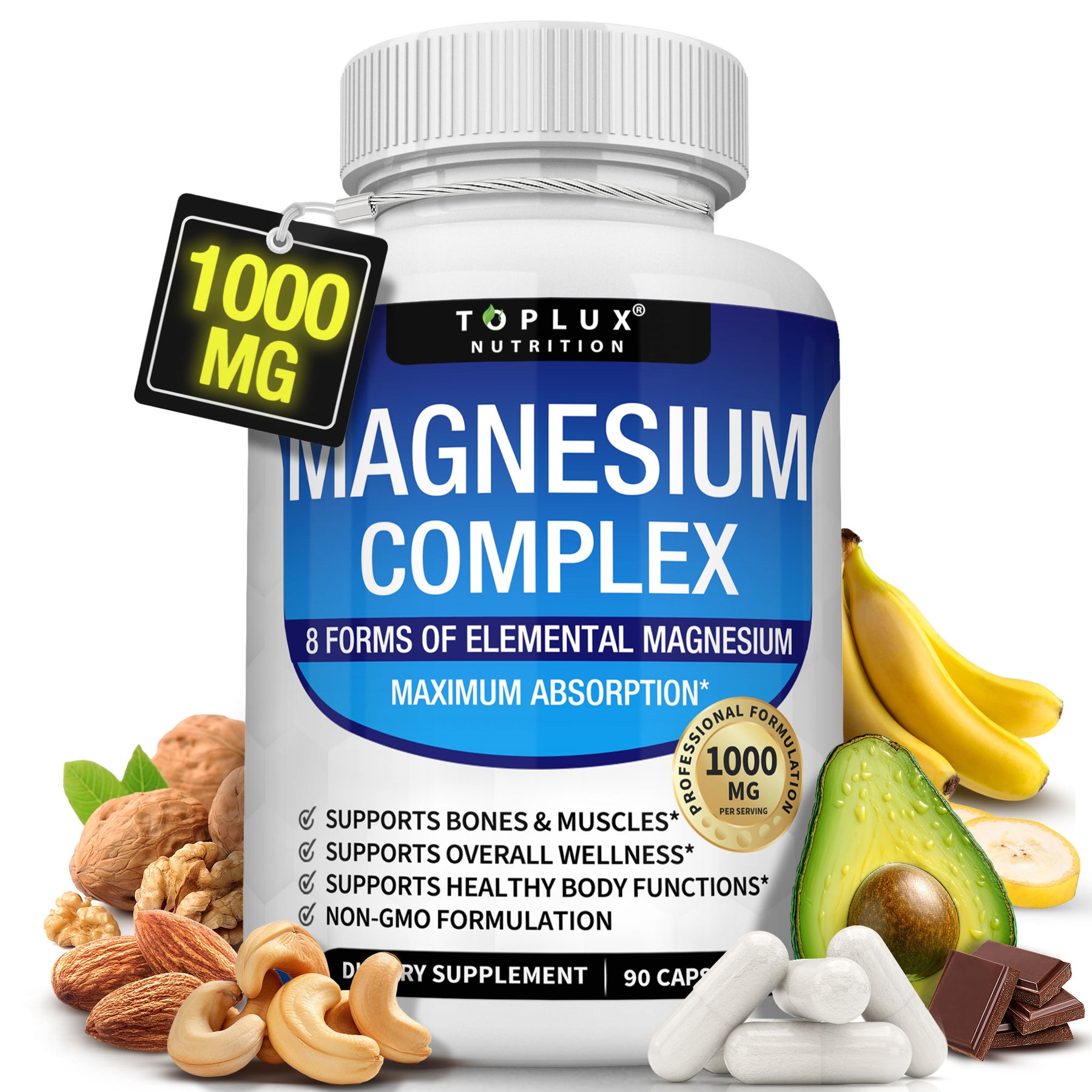 Magnesium Complex for Muscle, Bone & Nerve Support | Toplux – Toplux ...